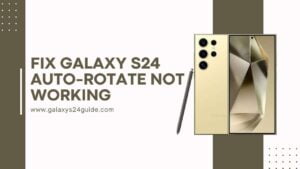 Galaxy S24 Auto-Rotate Not Working? Here are 7 Fixes to Try